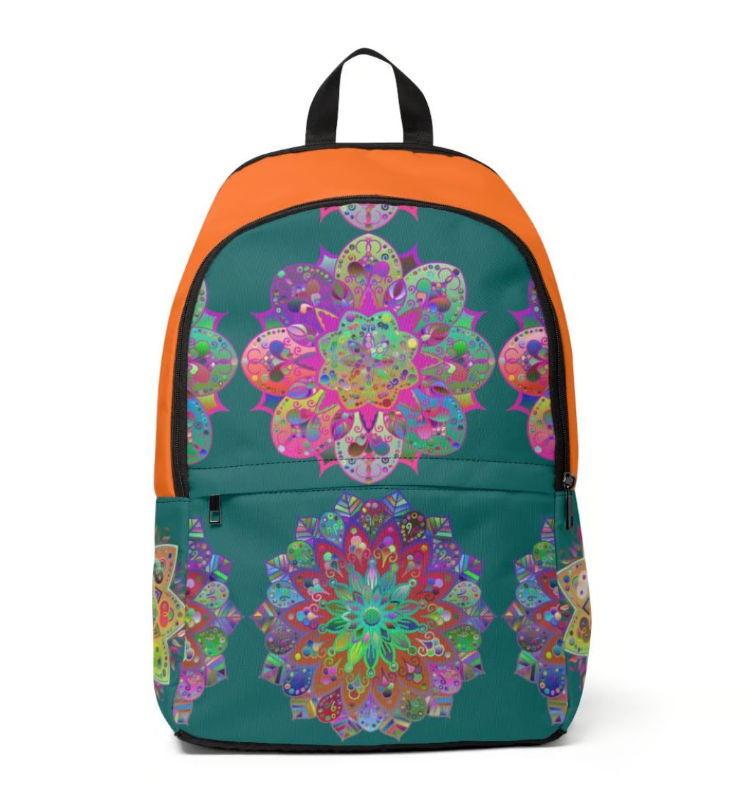 Unique Hand-Drawn Backpacks | Mandala Art by Blululi