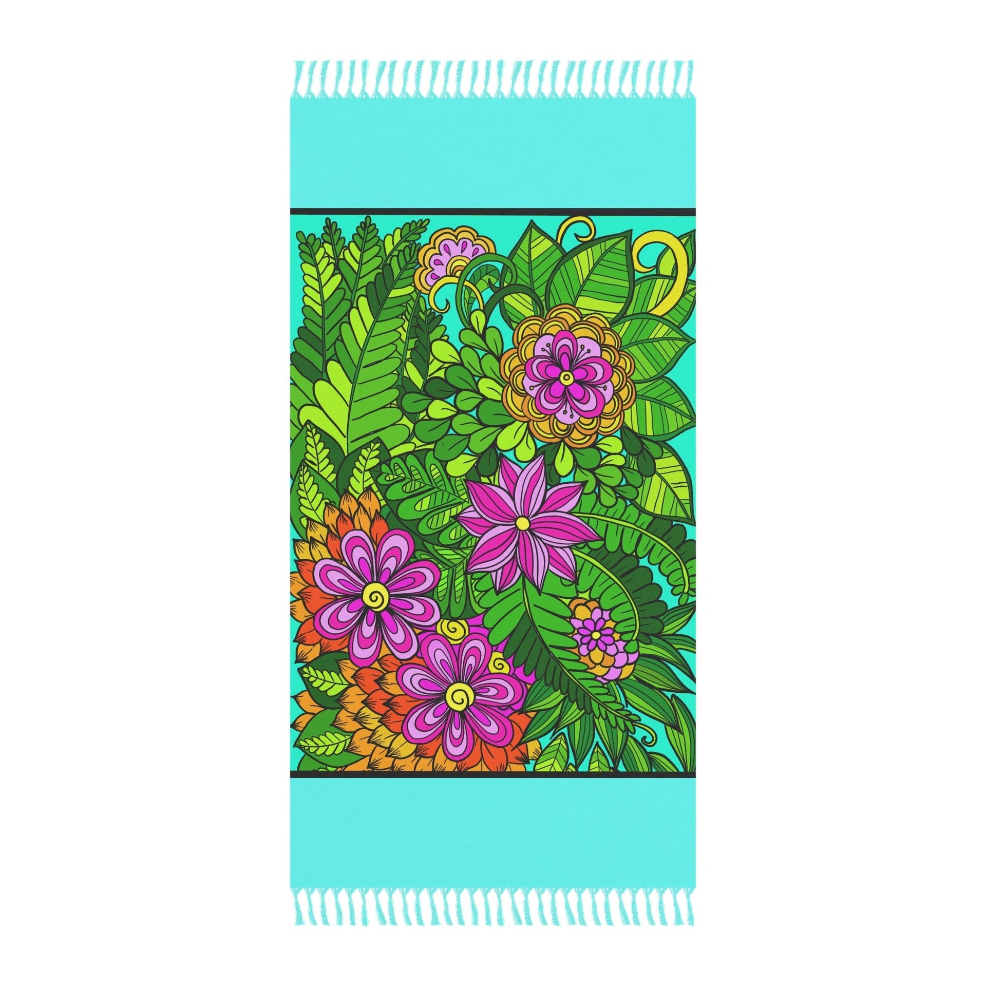 Floral Paradise Beach Cloth for Carefree Sunlit Adventures – Blululi